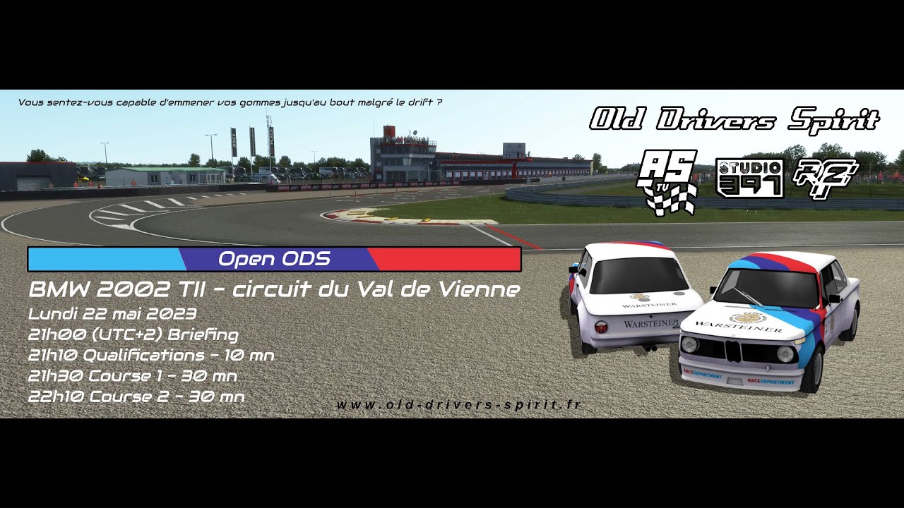[rF2] Open ODS BMW 2002 ti circuit de Val de Vienne - YouTube