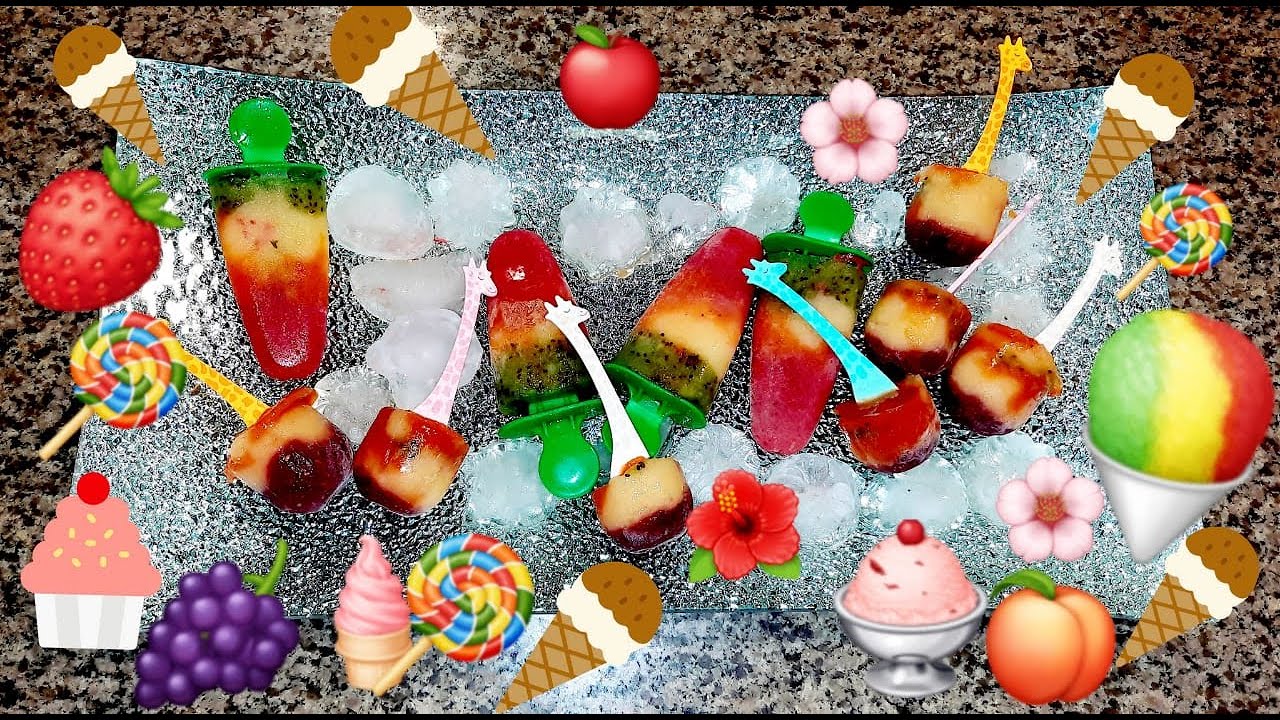 how to make easy fruit popsicles. Homemade delicious refreshing summer ...