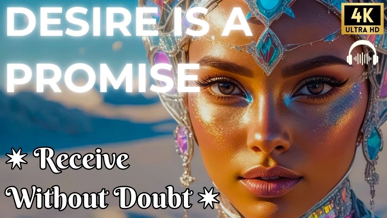 DESIRE IS A PROMISE manifestation music to receive your desires without ...