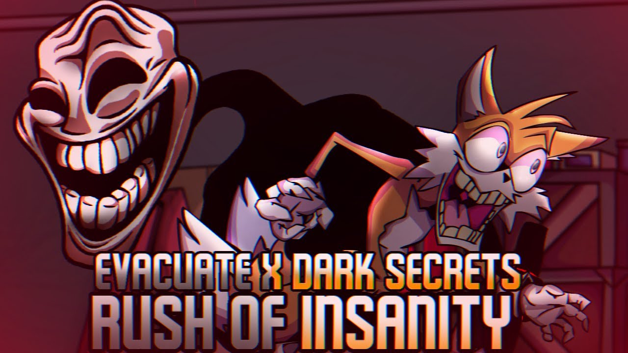 FNF Mashup - Rush of Insanity | Evacuate x Dark Secrets | Maestro vs ...