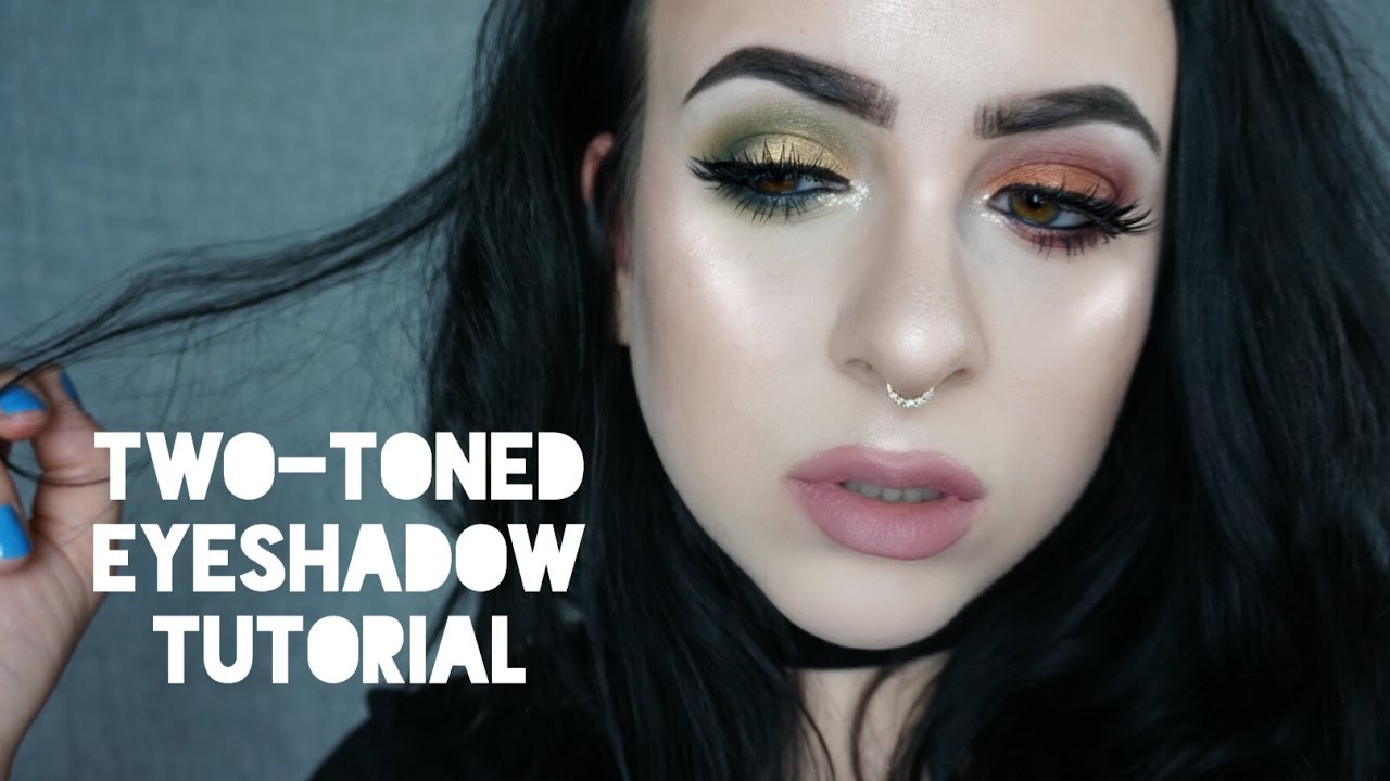 Two-Toned Eyeshadow Tutorial - Jeffree Star Androgyny Palette - YouTube
