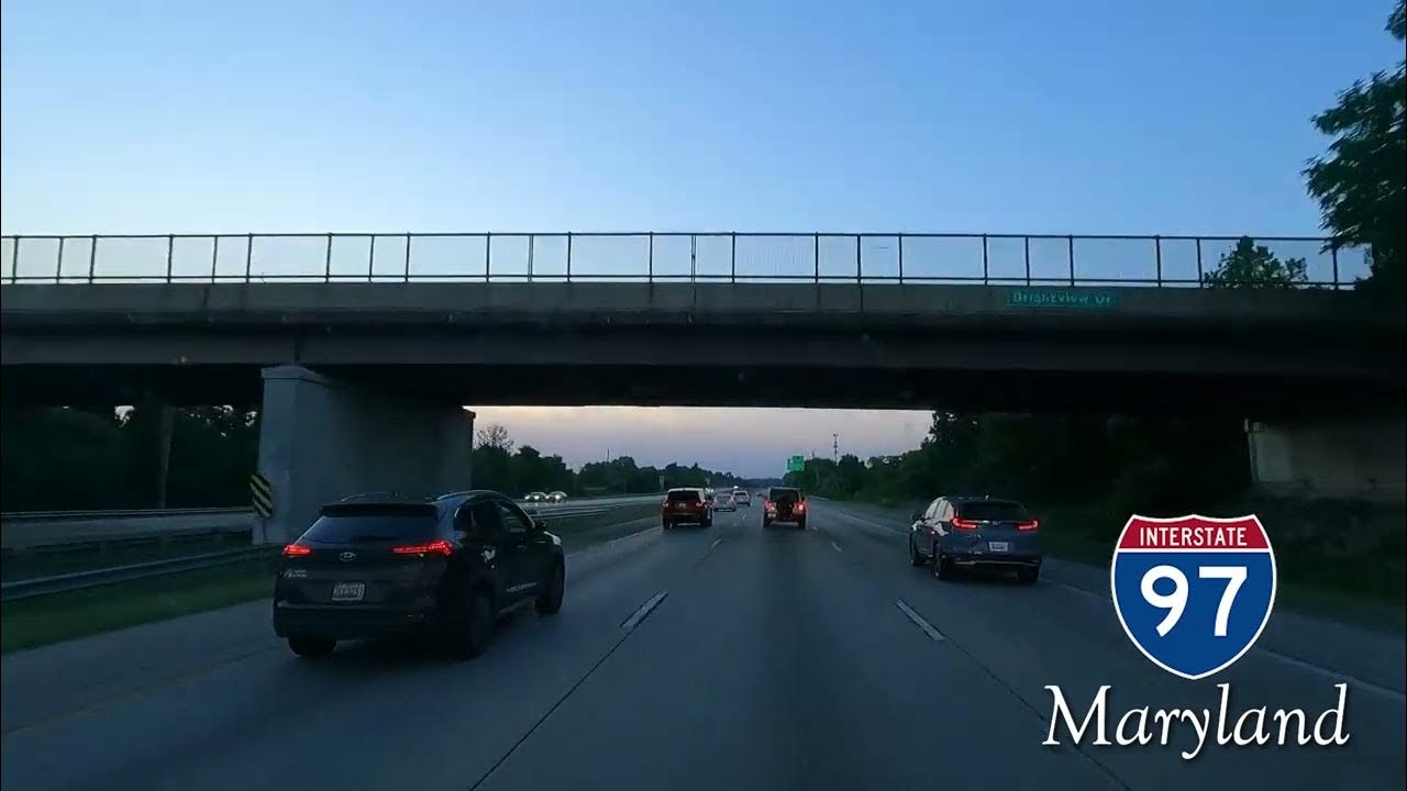 I-97 North Maryland End to End Tour (U S 50 Parole, MD to I-695 Brooklyn Park, MD) - YouTube