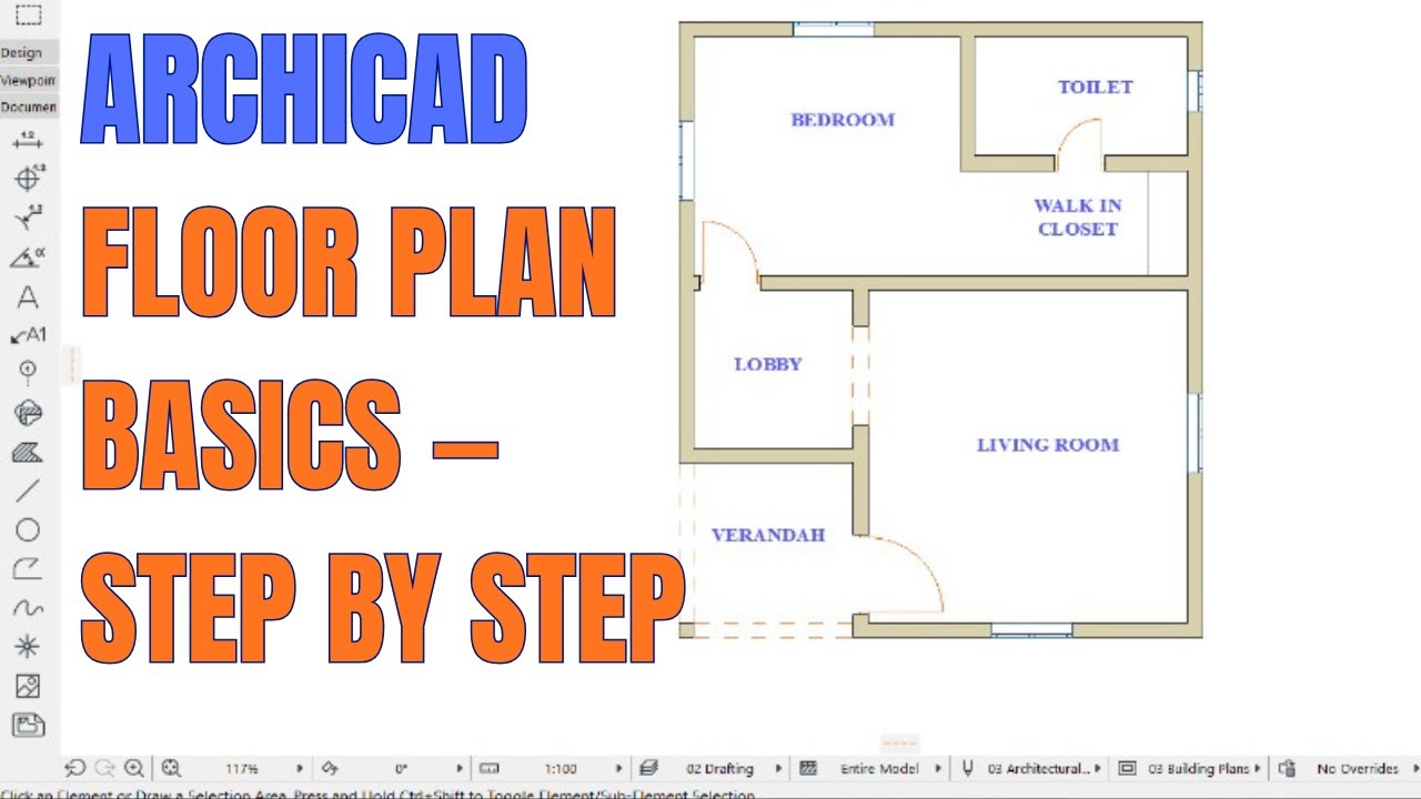 Archicad Floor Plan Tutorial For Beginners - YouTube