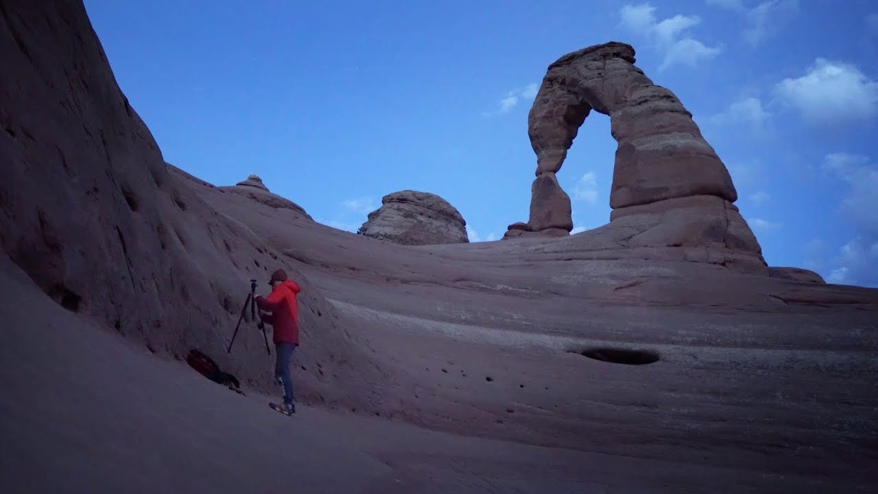 Photographing Delicate Arch through the night (from sunset to sunrise ...