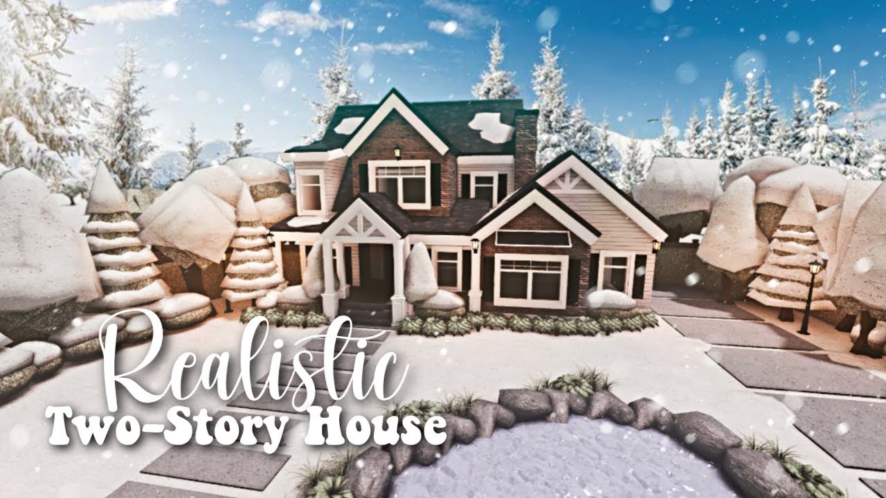 Roblox Bloxburg - Realistic Suburban Two-Story House Part 1 - Minami ...