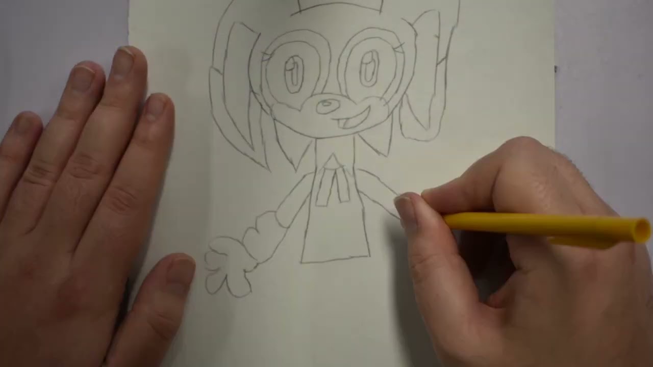 How To Draw Cream The Rabbit - YouTube