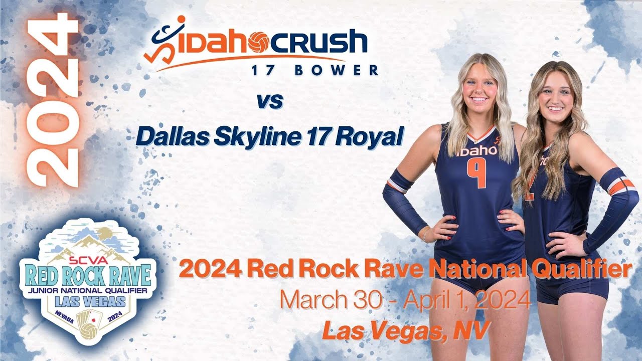 2024 RED ROCK RAVE - Idaho Crush 17 Bower vs Dallas Skyline 17 Royal ...