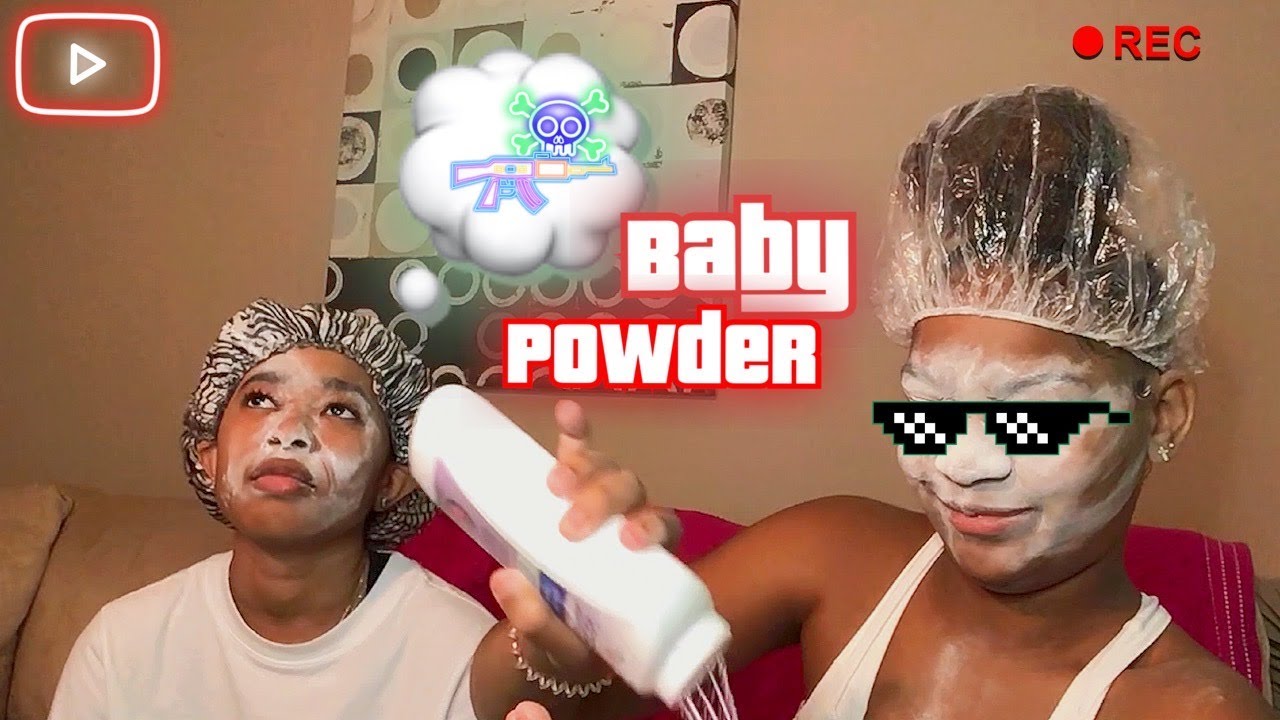 BABY POWDER CHALLENGE WITH MY SISTER (GONE BAD)‼️😬😂 - YouTube
