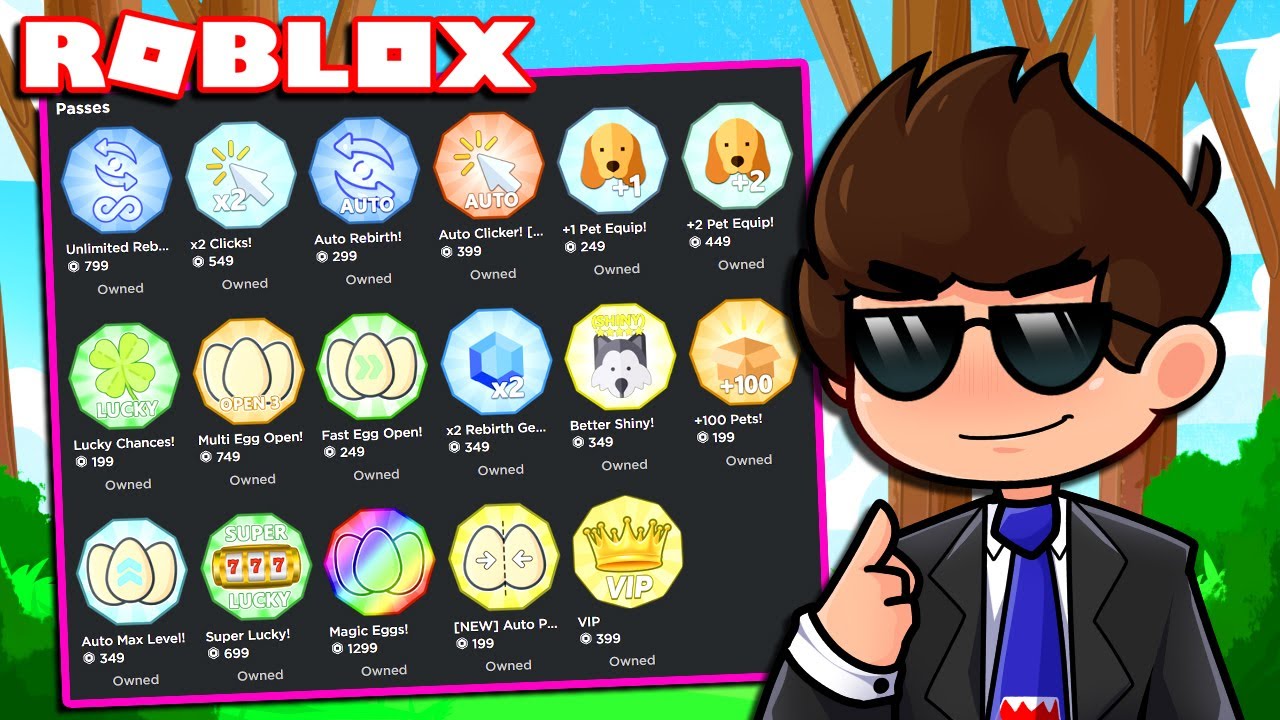 Compro TODOS LOS PASES de ROBUX en CLICKER SIMULATOR (Roblox) - YouTube