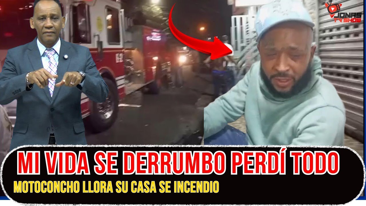 MOTOCONCHO LLORA PORQUE PERDIO LO POCO QUE TENIA EN UN INCENDIO - YouTube