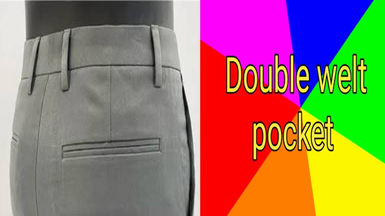 ️🌸||Double welt pocket with loob||🌸डबल बुन पॉकेट आसान तरीका ||🌸 ️ - YouTube