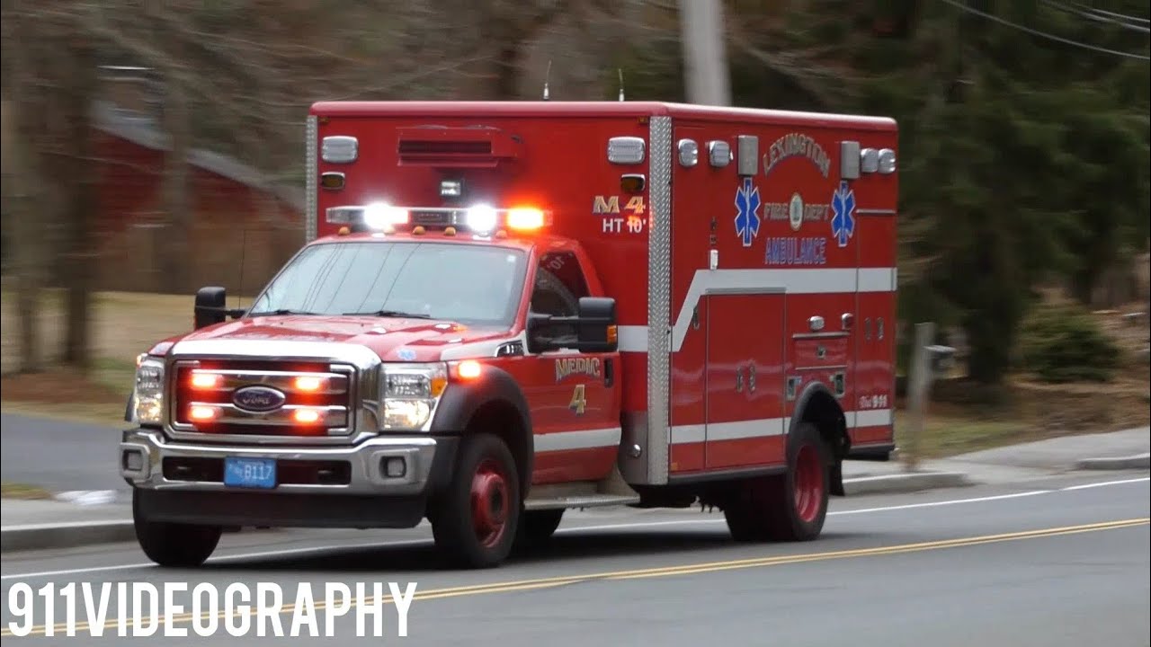 Bedford Fire Department Engine 4 and Lexington Fire Department Medic 4 ...