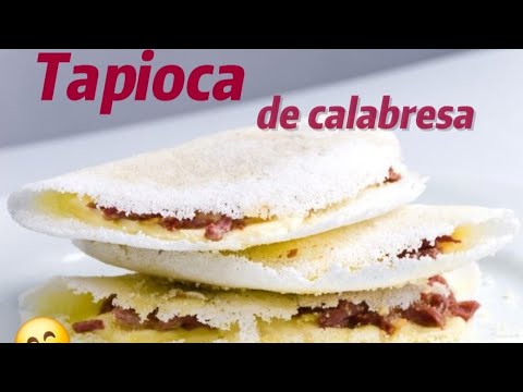 Tapioca de Calabresa 💕 - YouTube