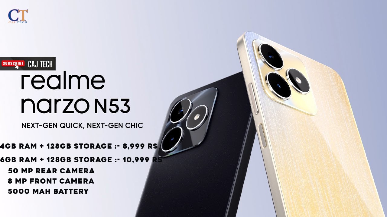 realme narzo n53 unboxing | realme narzo n53 price | @cajtech91 - YouTube
