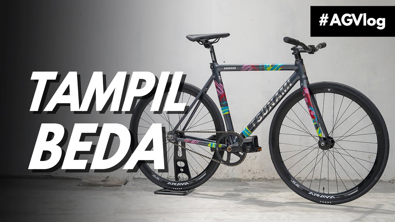 Rakit dan Review Sepeda Fixie Tsunami snm 300 Warna Baru ! Tampil Beda ...