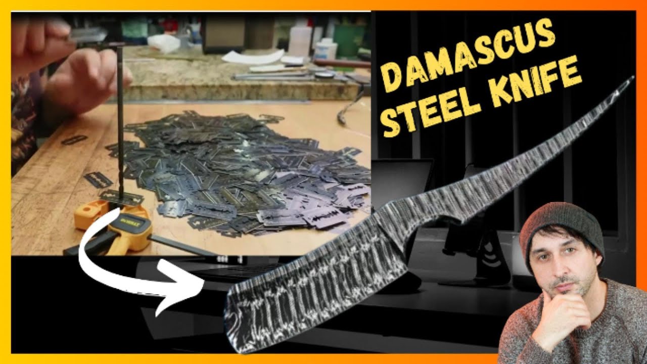 🔨 Transforming 500 Razor Blades into a Damascus Steel Knife: A Metal ...
