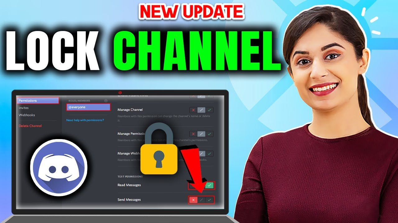 How To Lock A Channel On Discord 2025 [Easy] - YouTube