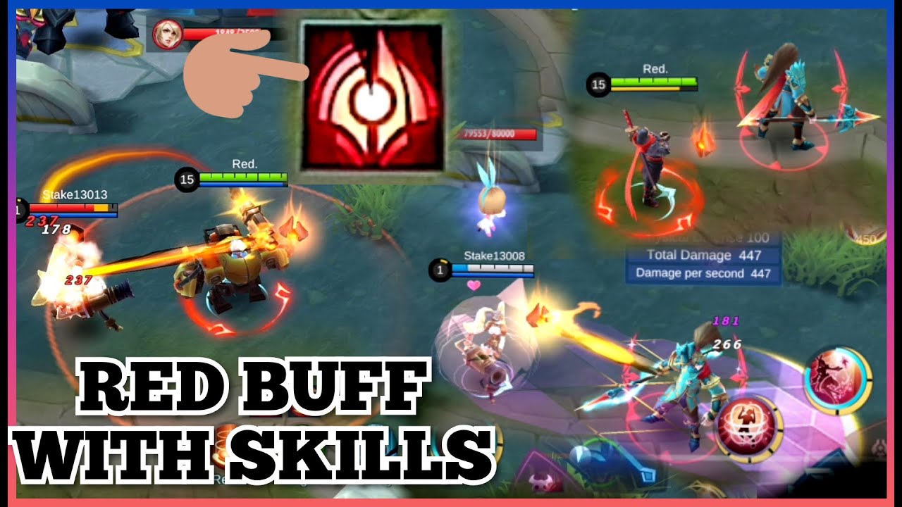 RED BUFF with SKILLS (pt 2) - MOBILE LEGENDS BANG BANG - YouTube