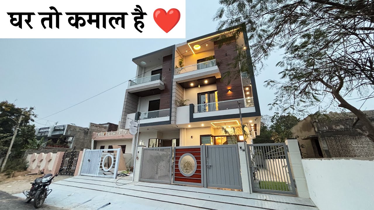 133 Gaj ( 17x70 ) Luxurious House !! For Sale Jaipur #housedesign - YouTube