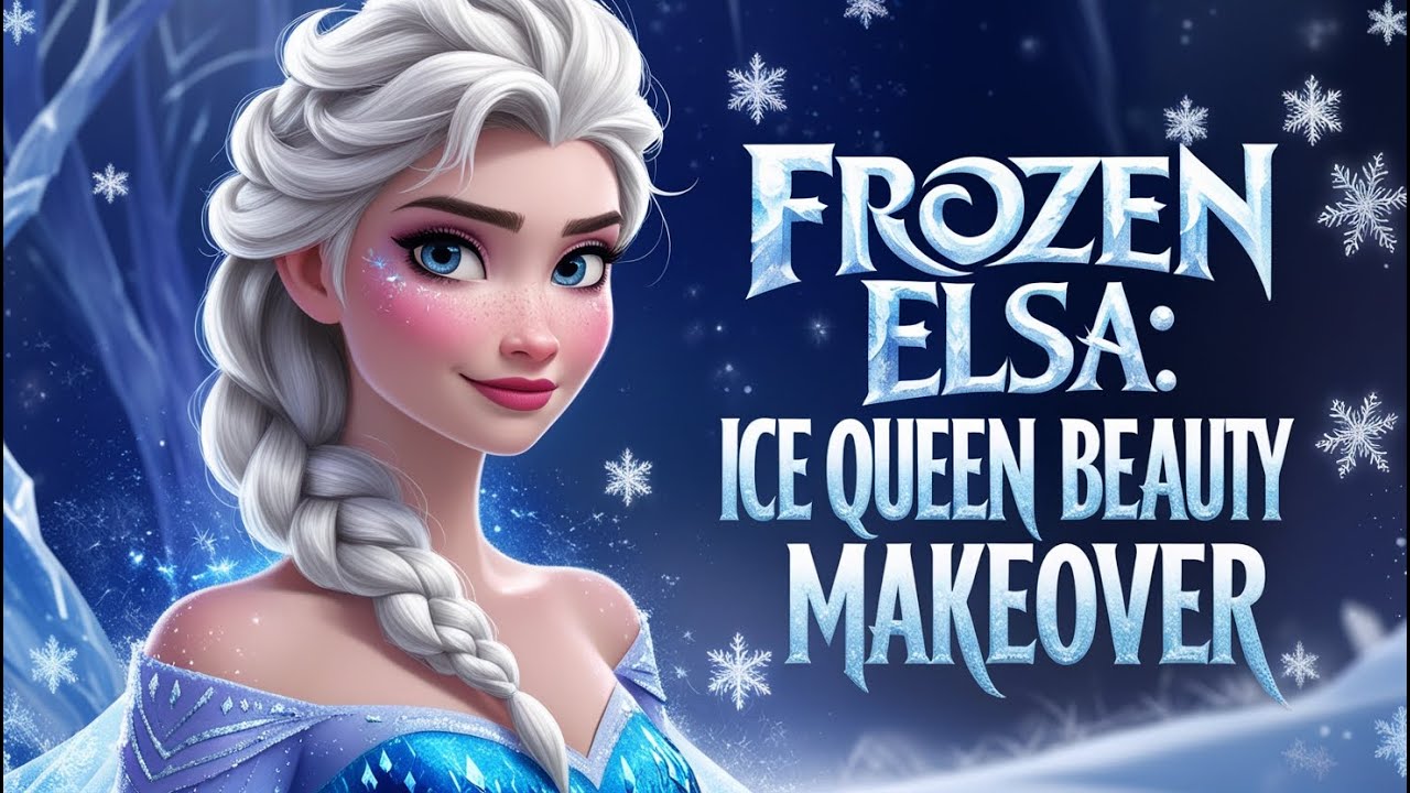 Elsa’s Frozen Glam | Perfect Ice Queen Look | Makeover | Frozen ...