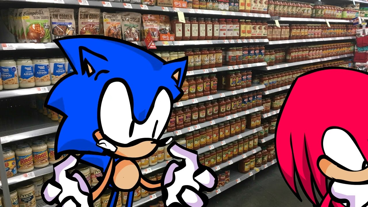 JUST CHOOSE A SPAGHETTI SAUCE (Sonic and Knuckles animation - YouTube