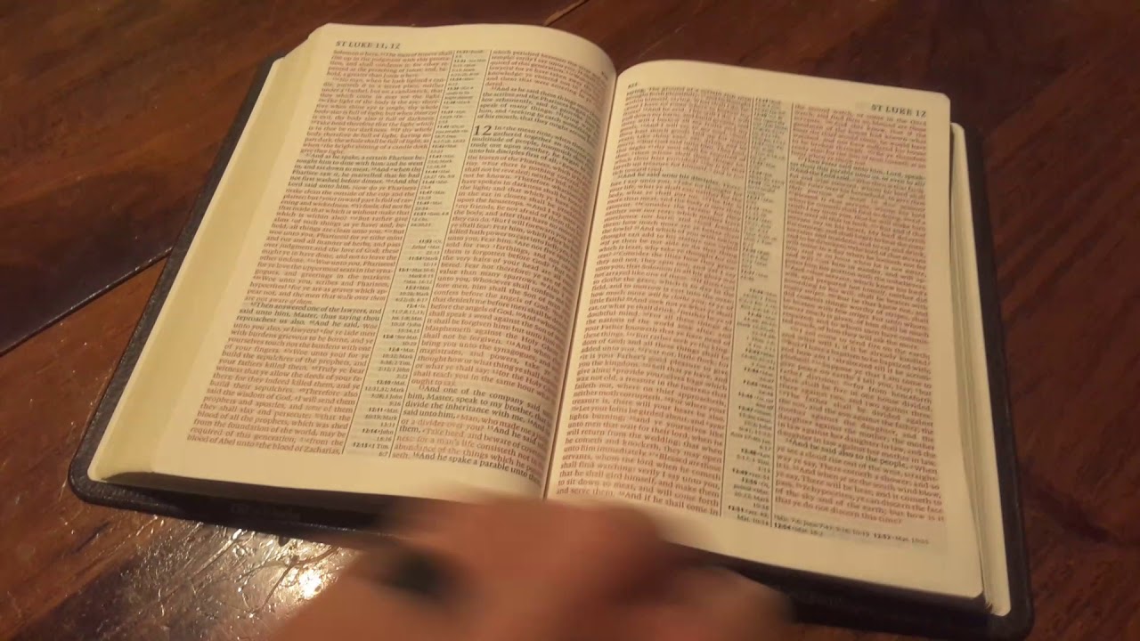 Cambridge KJV Pitt Minion Reference Edition - YouTube