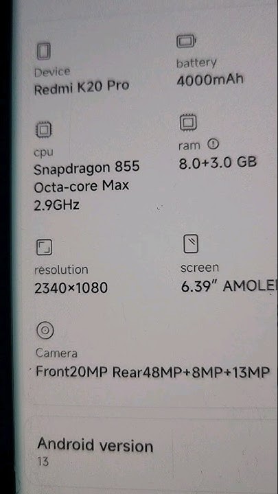 Redmi K20 Pro: Android 13 Based on MiUi 14 #onlytalk #miui14 #android13 #redmik20pro - YouTube