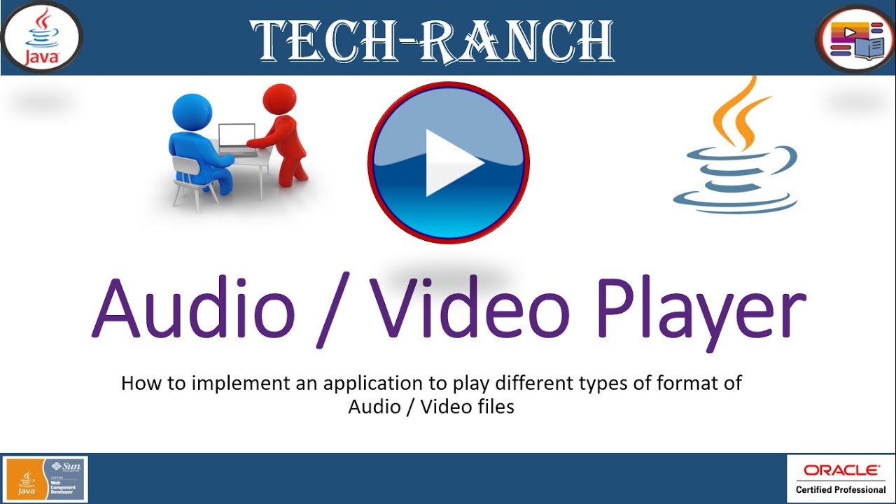 Live Demonstration Of Audio Video Player In Javafx Gui Api Practice Project Techranch Youtube