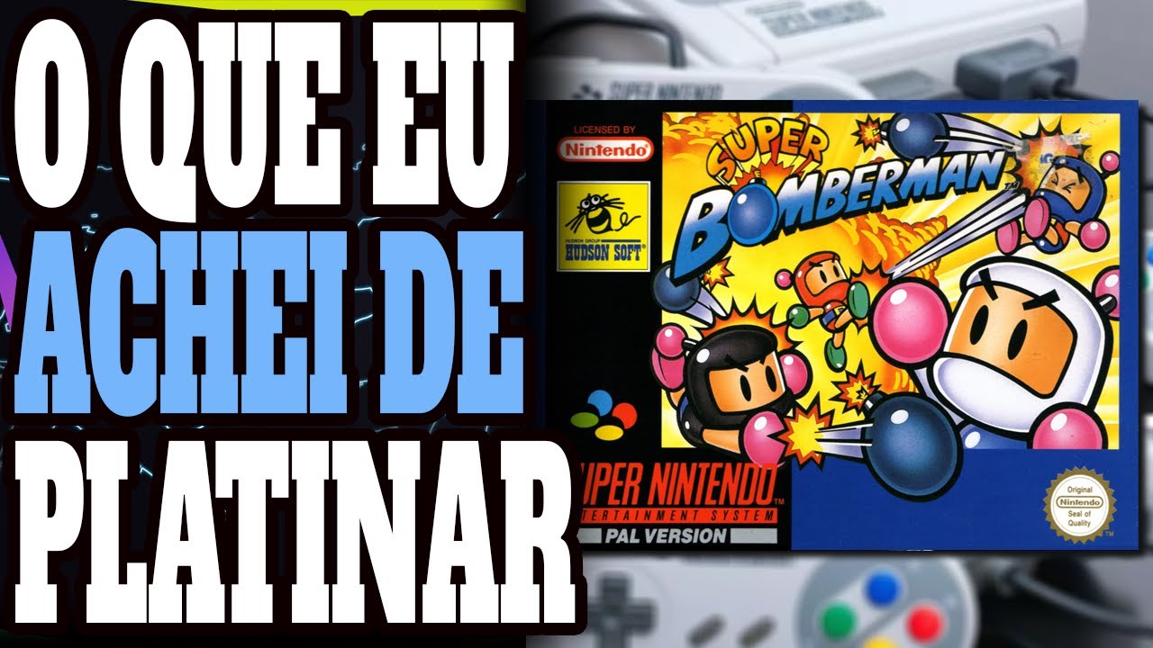 O que eu achei da PLATINA: Super Bomberman (SNES) Retroachievements - YouTube