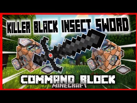 Killer Black Insect Sword ‼️- Command Block - Minecraft - YouTube
