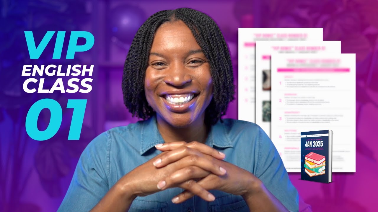 VIP ENGLISH CLASS | English Words, Creative English, and Storytime : Episode 1 [January 2025 ...