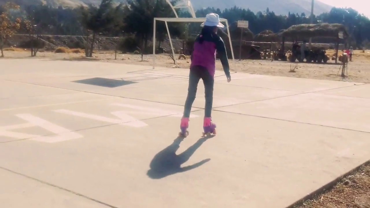 Trucos con patines de 4 ruedas - YouTube