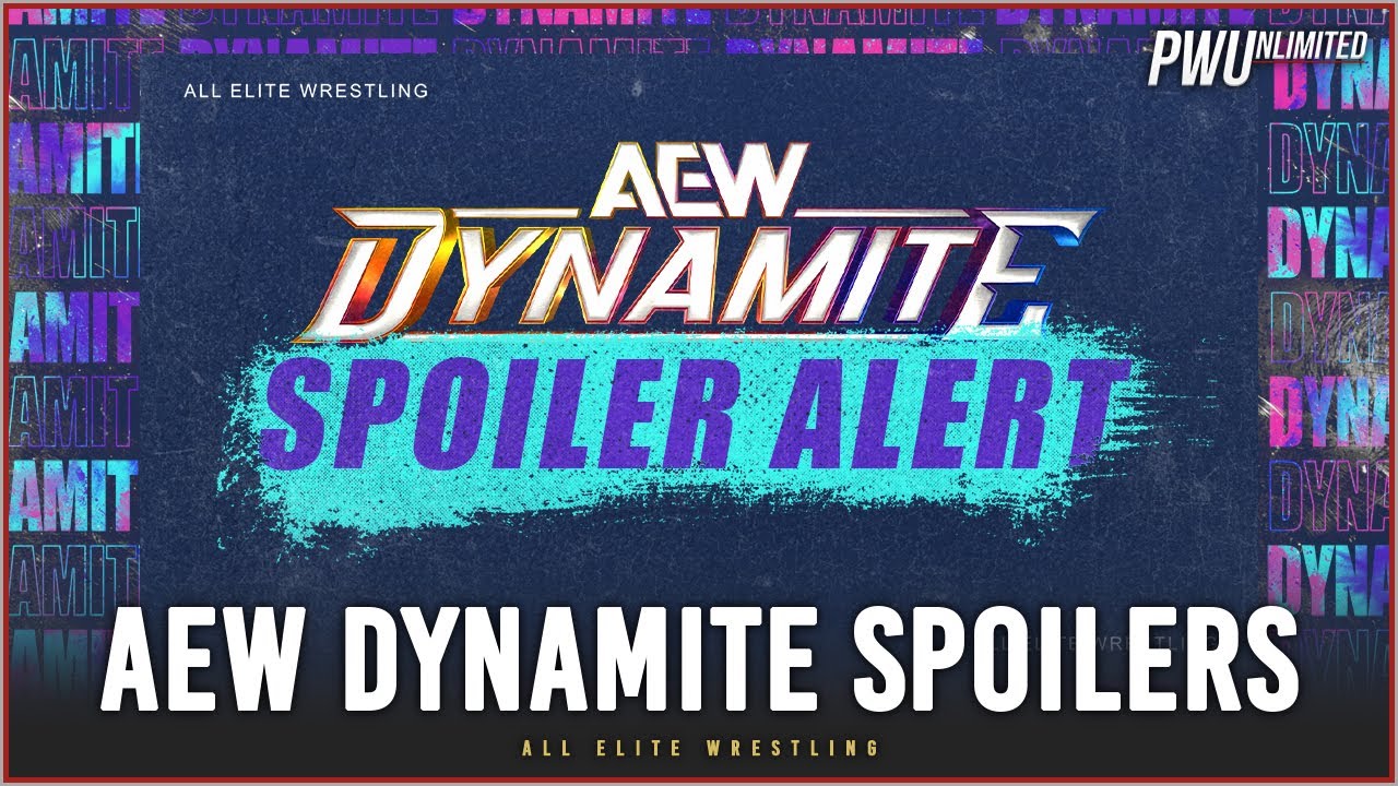 Spoilers For Tonight's AEW Dynamite From Cardiff - YouTube