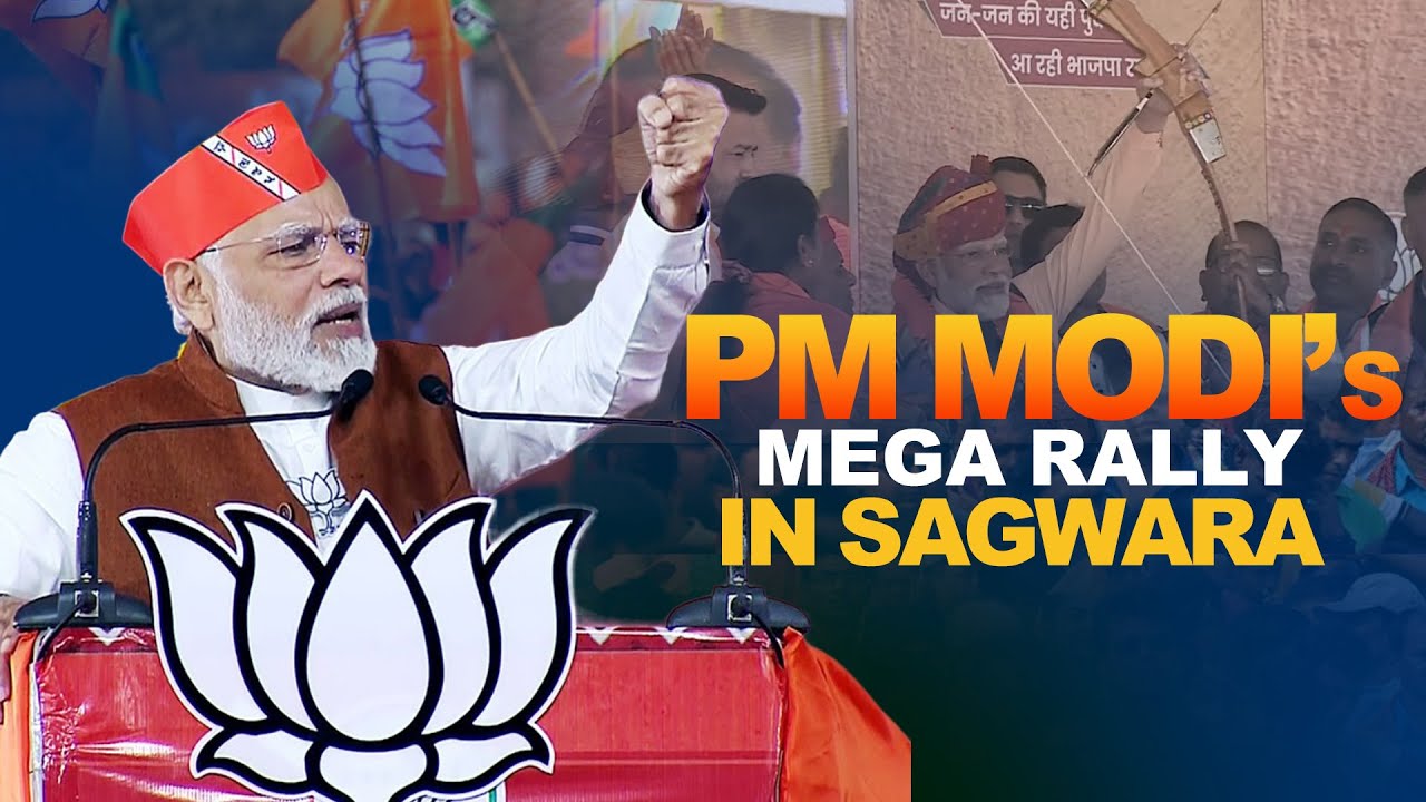 Live: PM Modi addresses mega public rally in Sagwara | Rajasthan ...