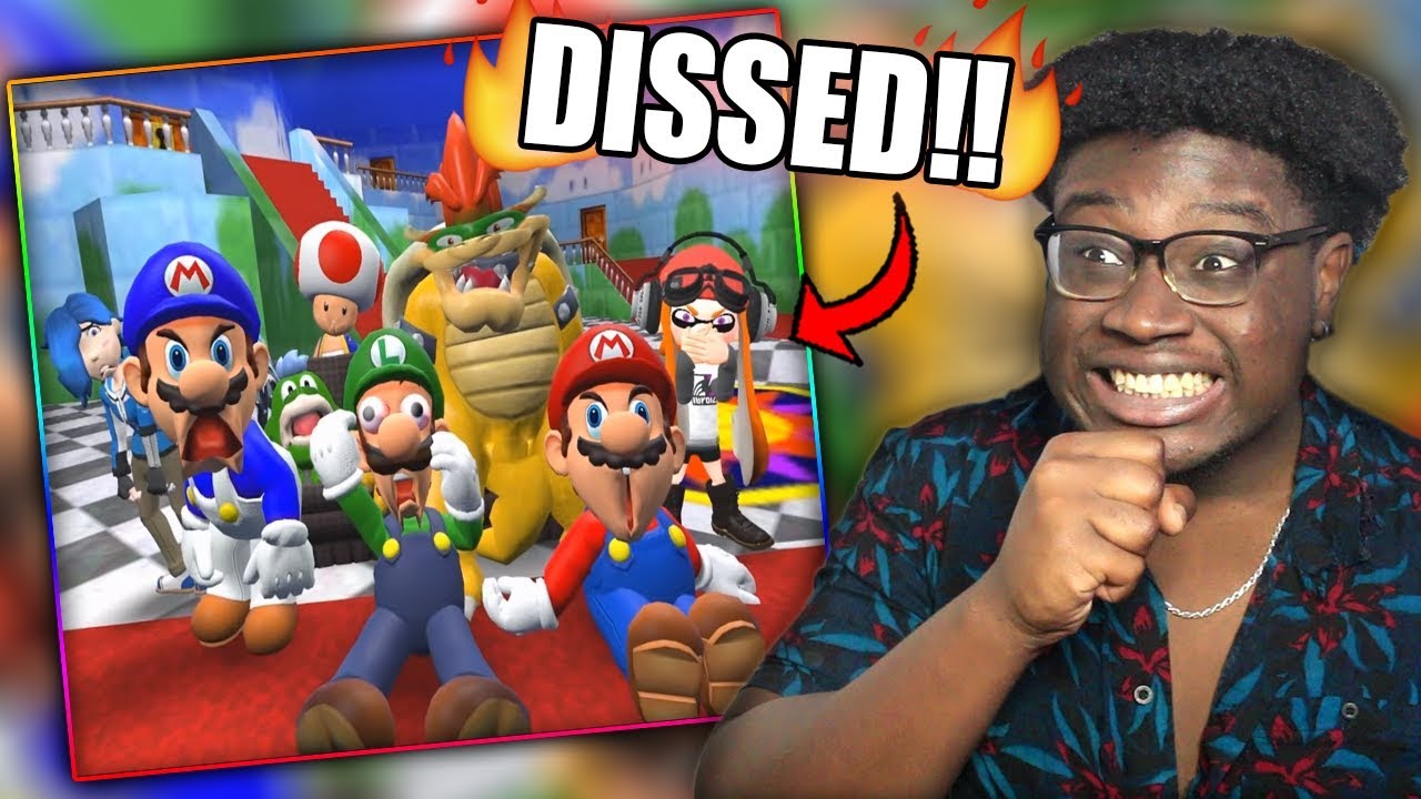 MARIO GETS DISSED! | SMG4: Mario and The Diss Track Reaction! - YouTube