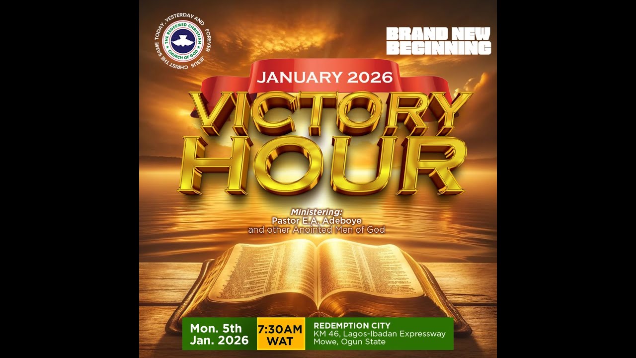 RCCG JANUARY 2026 VICTORY HOUR BY PASTOR E.A ADEBOYE - YouTube