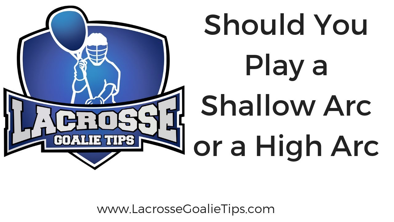 Should a Lacrosse Goalie Play a Shallow Arc or a High Arc? - YouTube