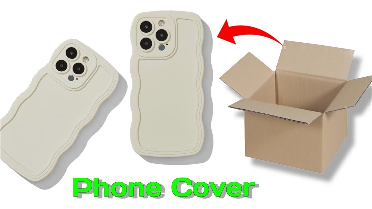 Phone Cover Making at Home use Cardboard || Craft Idea use Cardboard ...