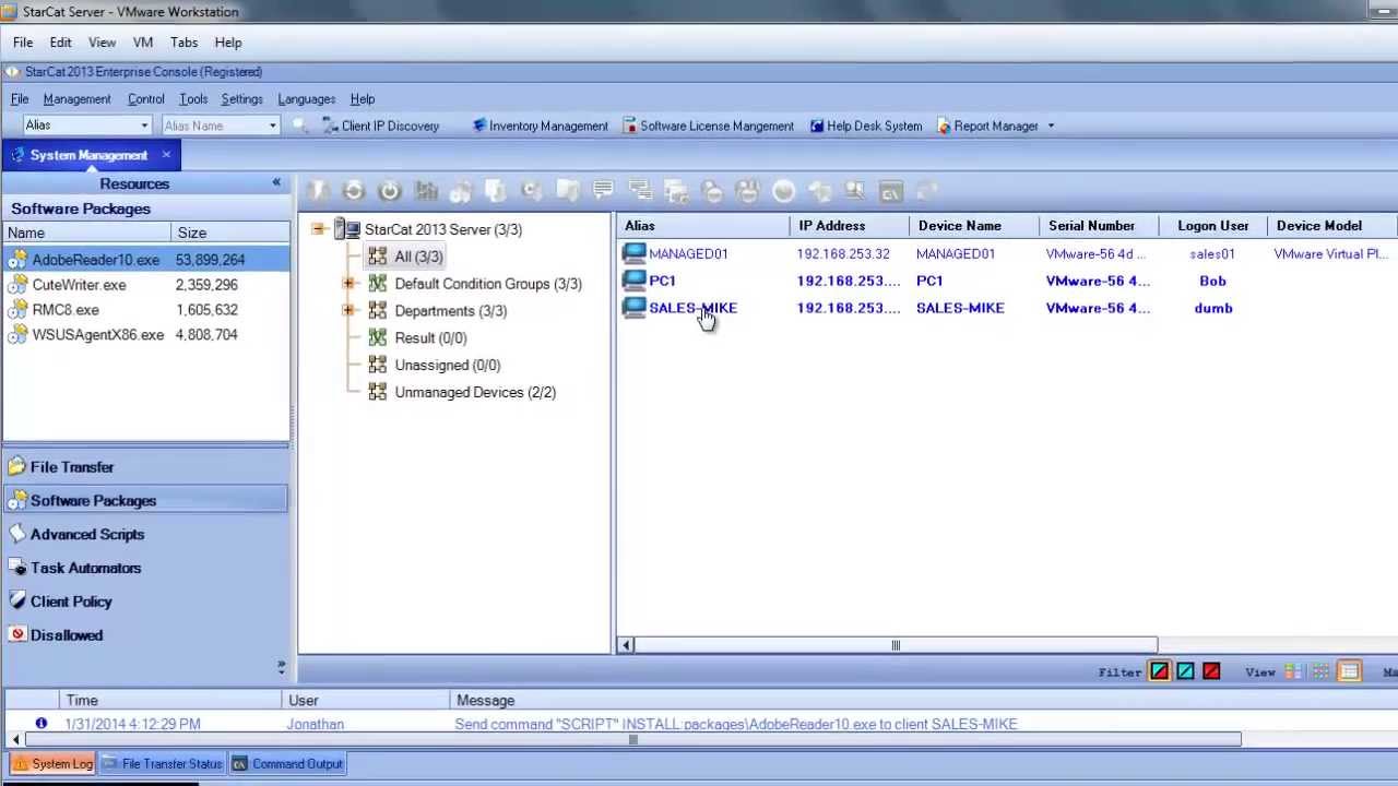 StarCat Online Video Demo: Software Deployment - YouTube