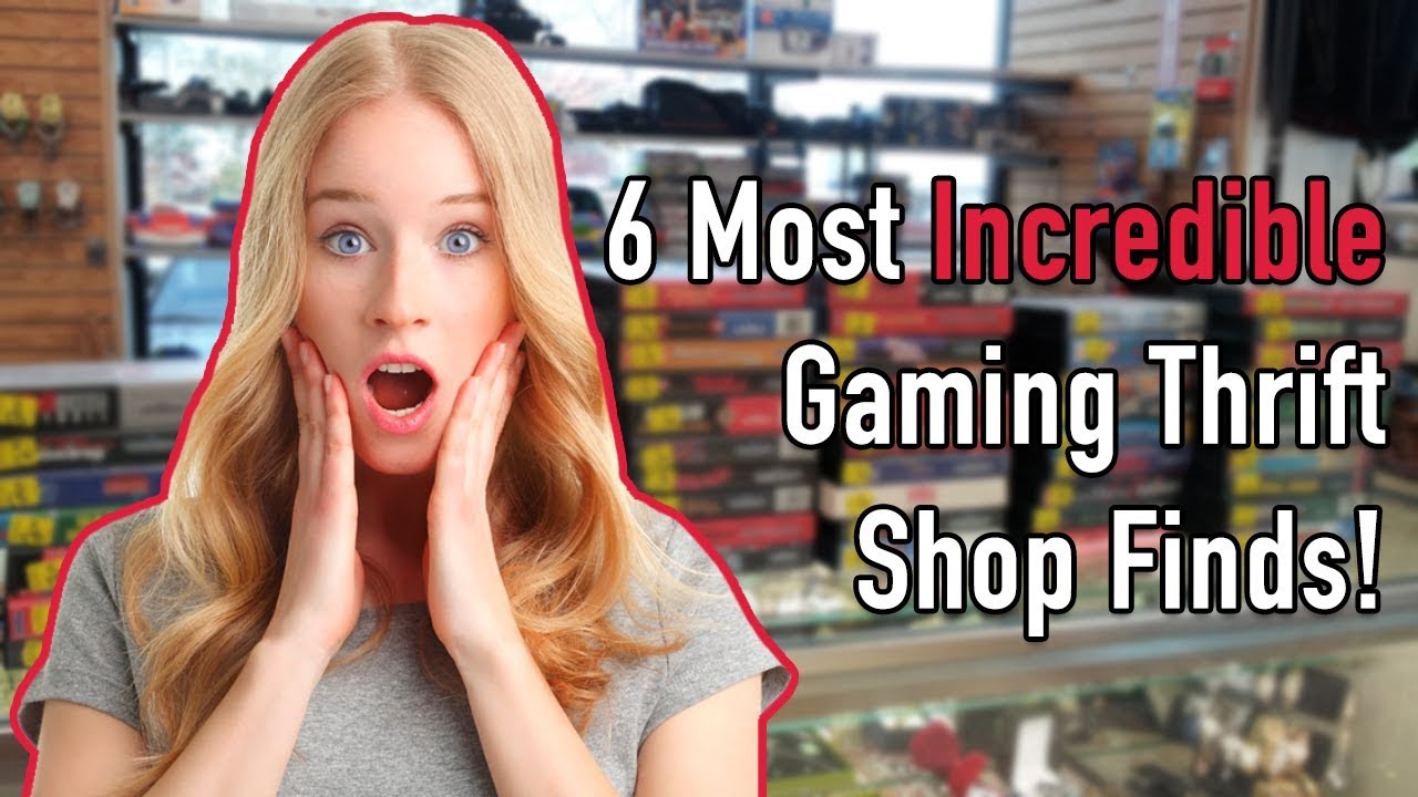 6 Most Incredible Gaming Thrift Shop Finds - YouTube