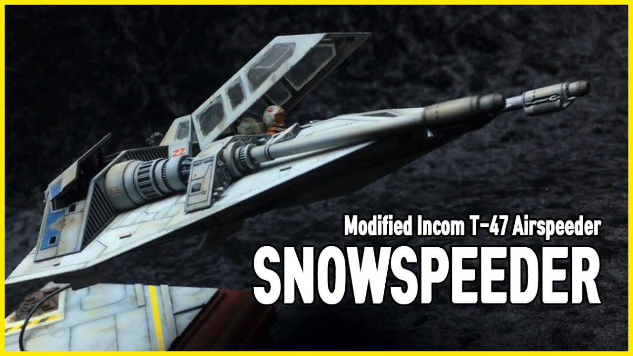 [Star Wars] SNOWSPEEDER : BANDAI 1/48 Scale Plastic Model Kit - YouTube
