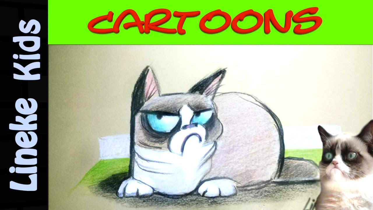Kat Grappig Pistool Download Grappige Cartoon Kat Zwemmen In Het Water