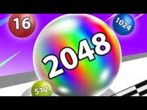 ballrun2048 merge crazy colorful balls together to get 2048 rainbow ...