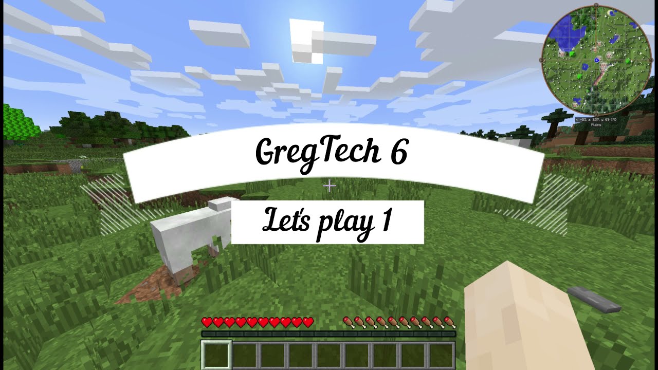 [Играем в GregTech 6] #1 Разведка - YouTube