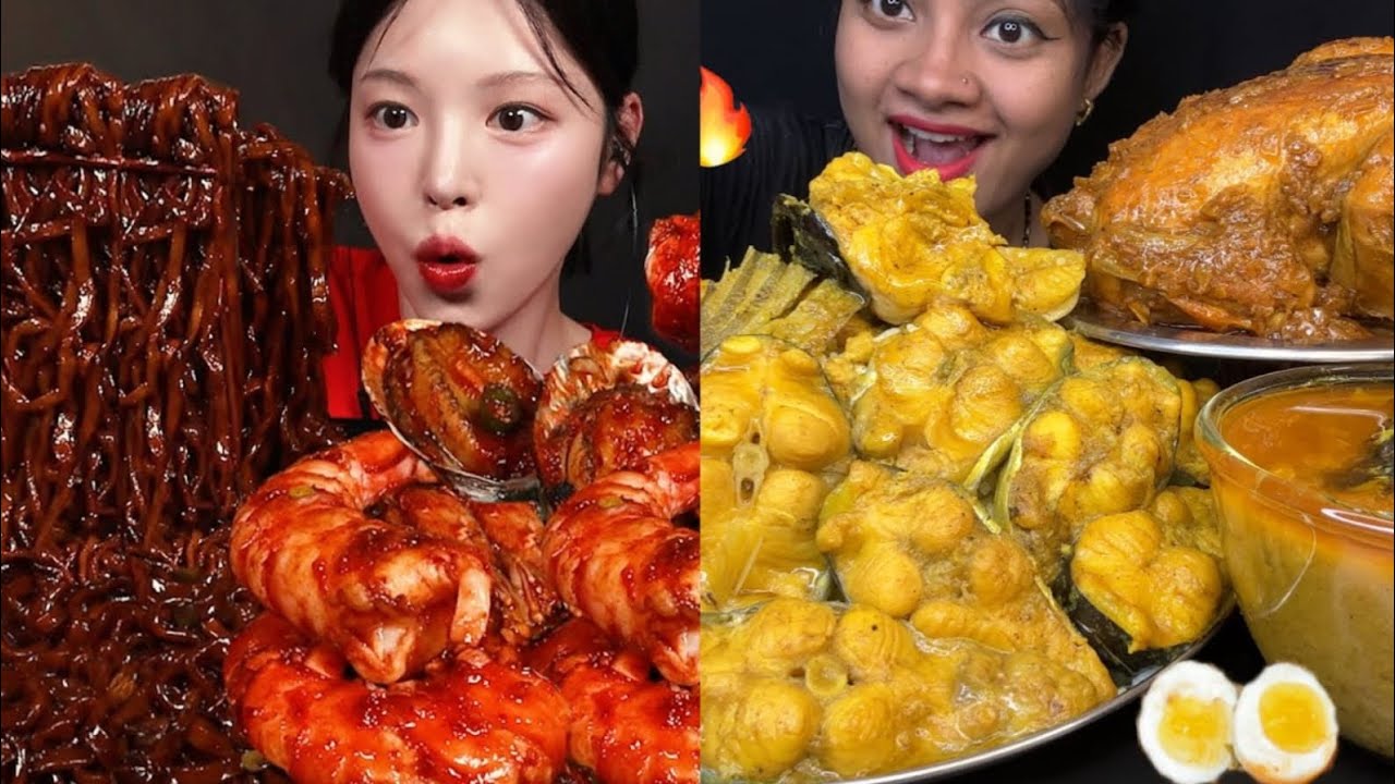 [1-Minute Mukbang] - Eat with Boki, PSK-ASMR - YouTube