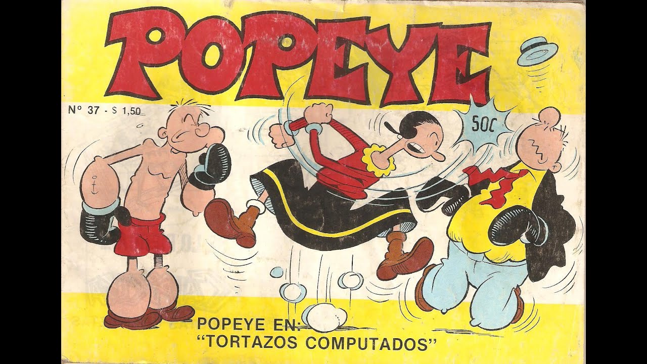 Popeye el marino: Tortazos Computados (Comic) Español - YouTube