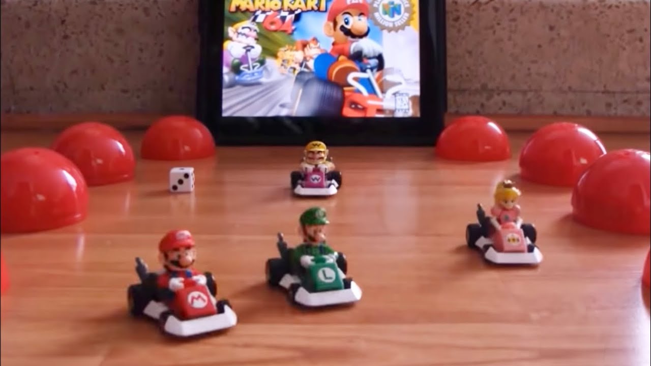 Mario Kart Stop Motion - YouTube