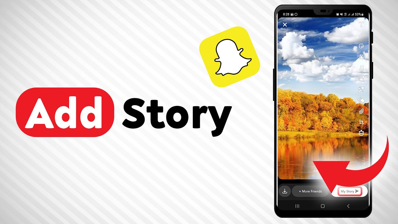How To Add Story On Snapchat (Updated) - YouTube