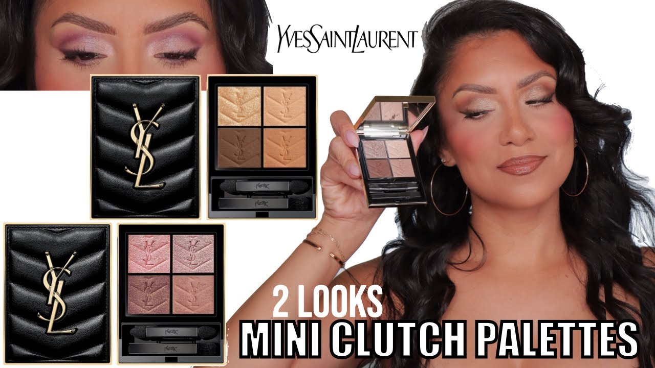 *new 2 looks* YSL BEAUTY COUTURE MINI CLUTCH EYESHADOW PALETTE ...