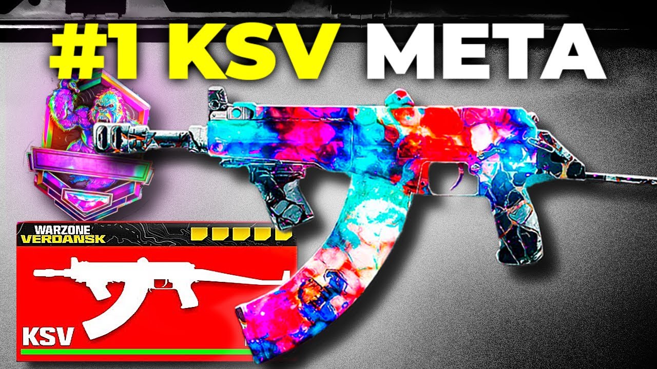 La KSV es el *NUEVO* SUBFUSIL META #1 de WARZONE!😍 (Mejor Clase KSV ...